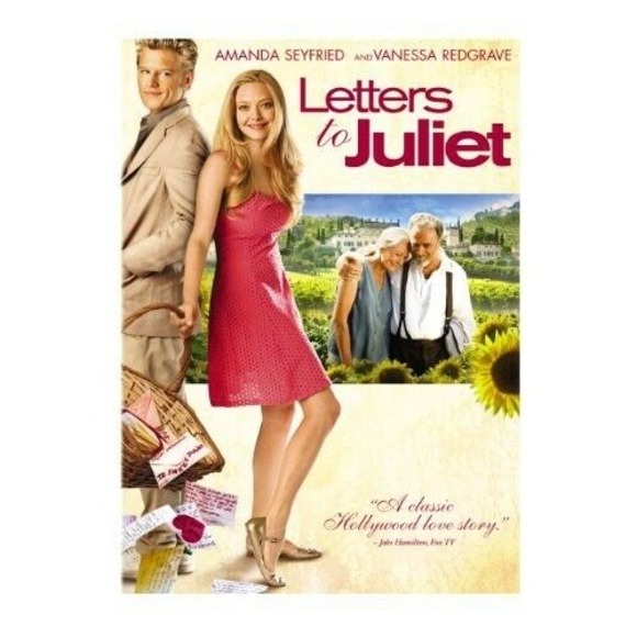 Media | Letters To Juliet Movie Dvd Amanda Seyfried Vanessa Redgrave ...